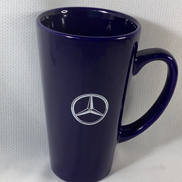 Unbranded | Kitchen | Mercedes Benz Mug Tall 6 Oz Cup Dark Blue White ...